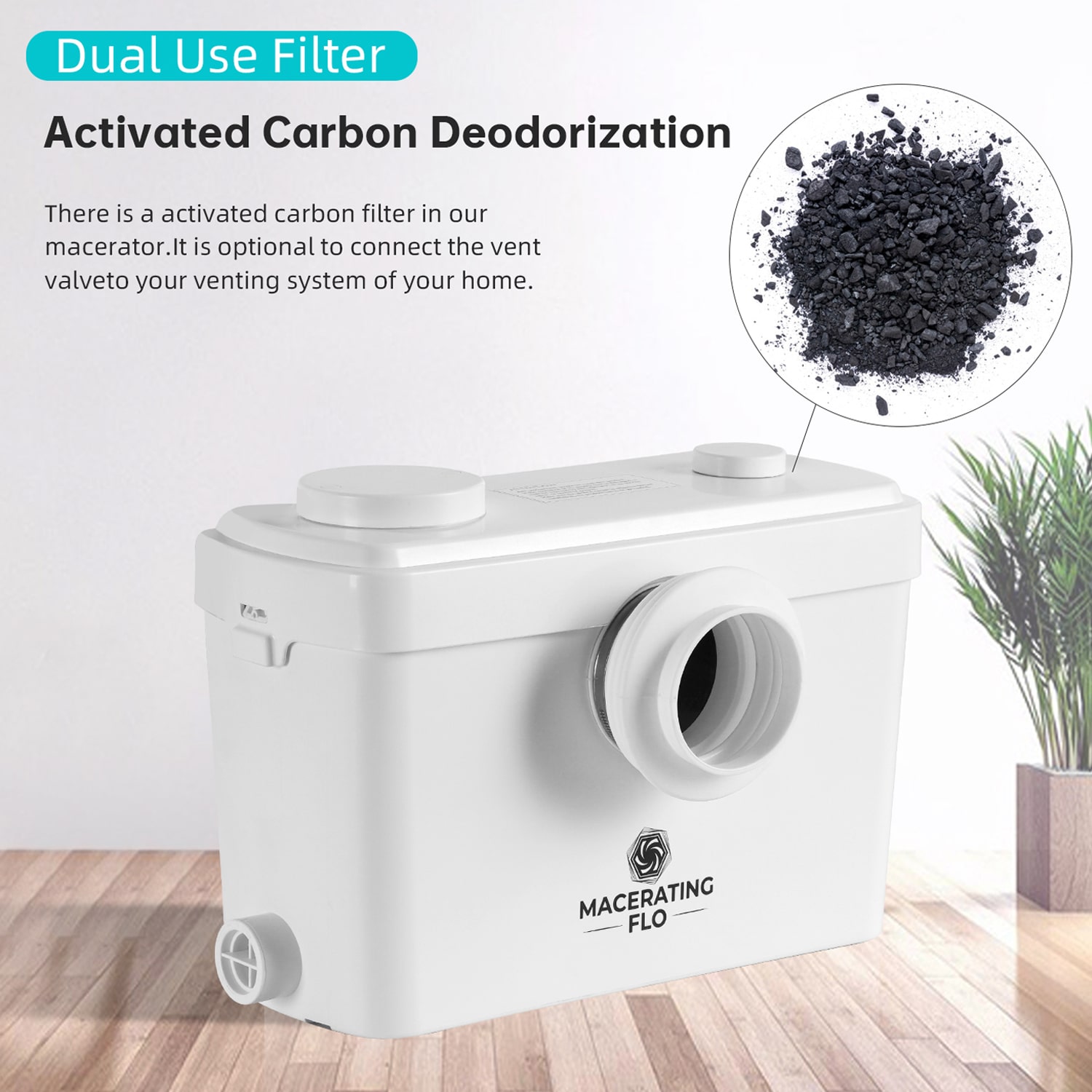 MaceratingFlo Pro 600W Macerating Toilet