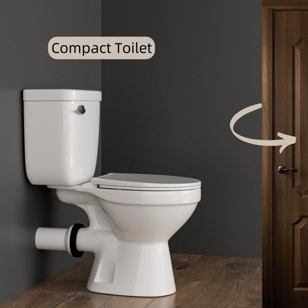 MaceratingFlo Rear Outlet Toilet with Tank